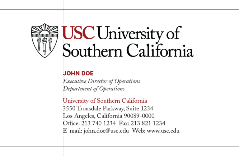 University Stationery - USC Brand and Identity Guidelines